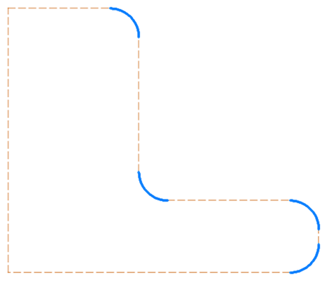 AutoCAD - How to fillet elements with the Fillet Tool • Geomatics