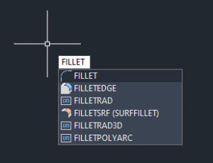 AutoCAD - How to fillet elements with the Fillet Tool • Geomatics