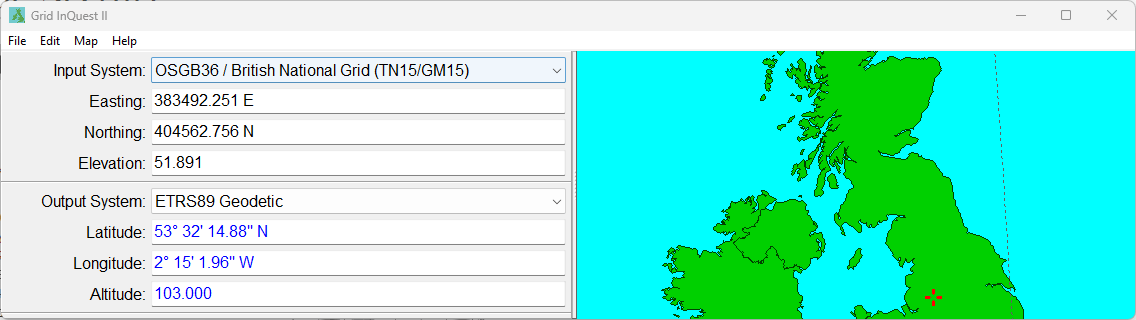 How to convert between different coordinate systems in the UK? • Geomatics