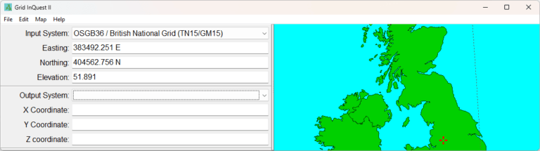 How to convert between different coordinate systems in the UK? • Geomatics